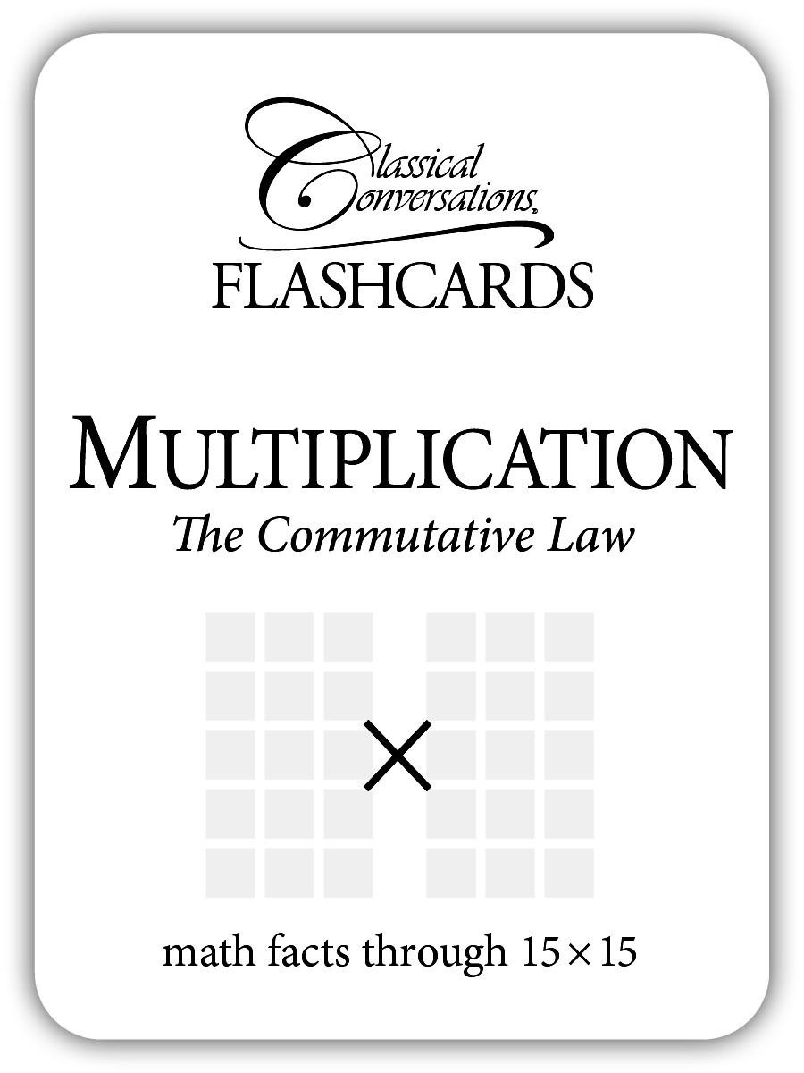 Multiplication: The Commutative Law (Math Flashcards) – Classical ...