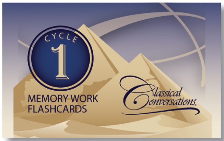Memory Work Flashcards, Cycle 1 – Classical Conversations Bookshop