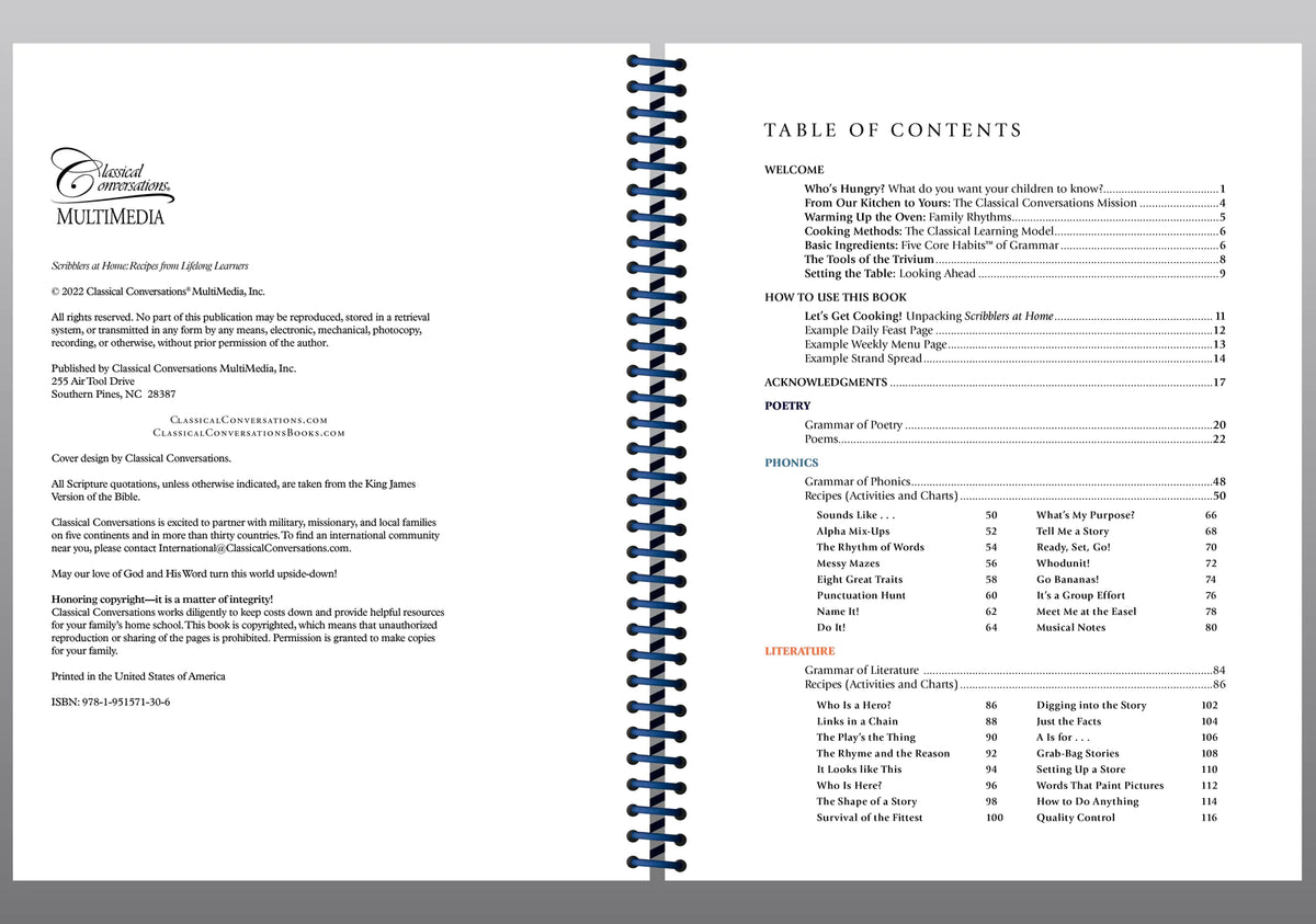 Scribblers at Home: Recipes from Lifelong Learners – Classical ...